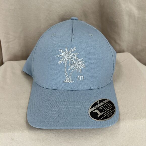 Snap | Accessories | Travis Mathew Snapback Hat Blue Lime Ridge Palm ...